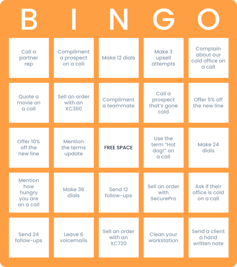 Sales Bingo IncentivePilot sales-bingo-incentivepilot